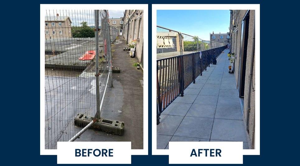External Walkways Transformed In Perth | Scottish Construction News