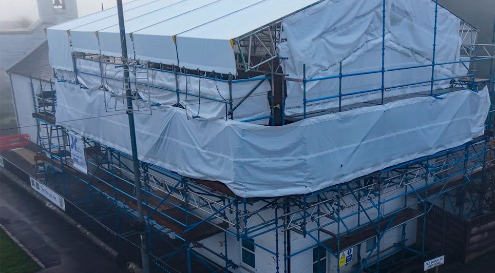 JR Scaffold Delivers Complex Support For Historic St Fillan's Church ...